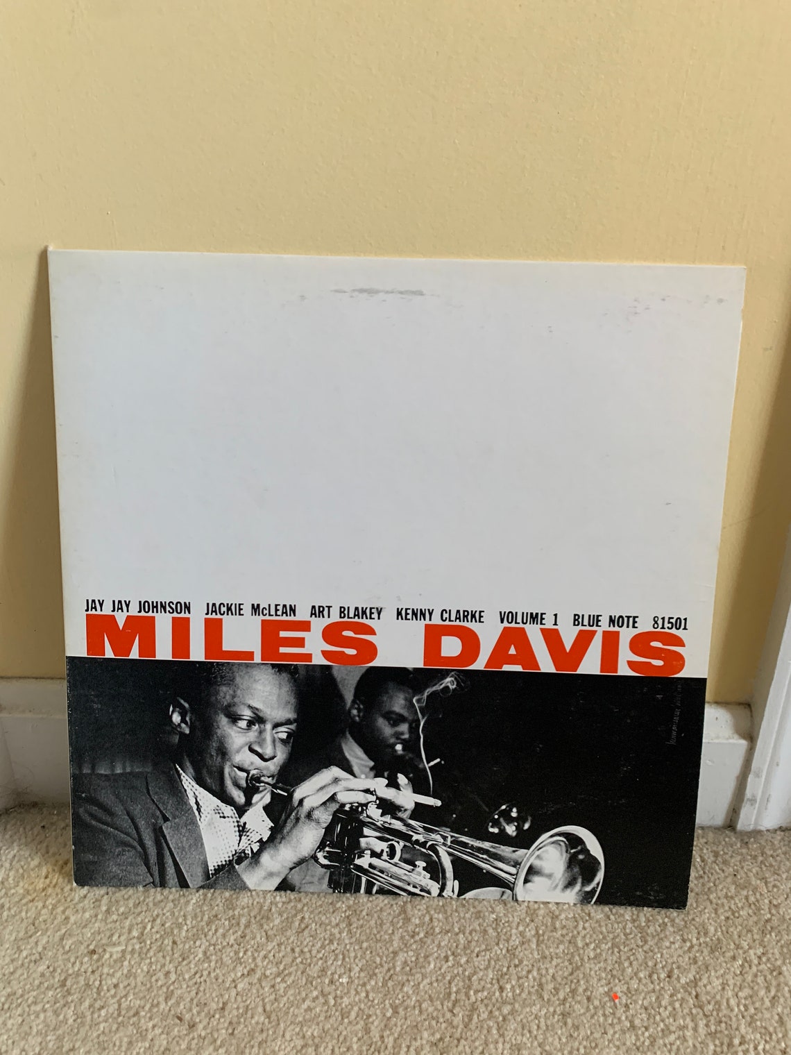 BLUE NOTE POSTER Miles Davis Volume 1 Vintage | Etsy