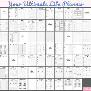The Ultimate Life Planner Printable Bundle. Go Forward With Your ...