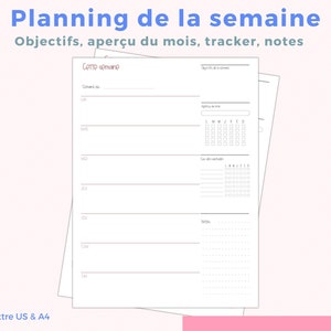 Weekly Printable, Planner Template, Printable Schedule, Daily Planner ...