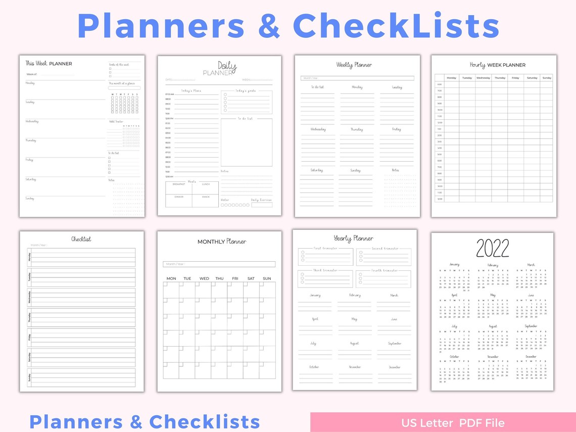 The Ultimate Life Planner Printable Bundle. Go Forward With - Etsy Canada