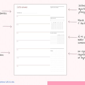 Weekly Printable, Planner Template, Printable Schedule, Daily Planner ...