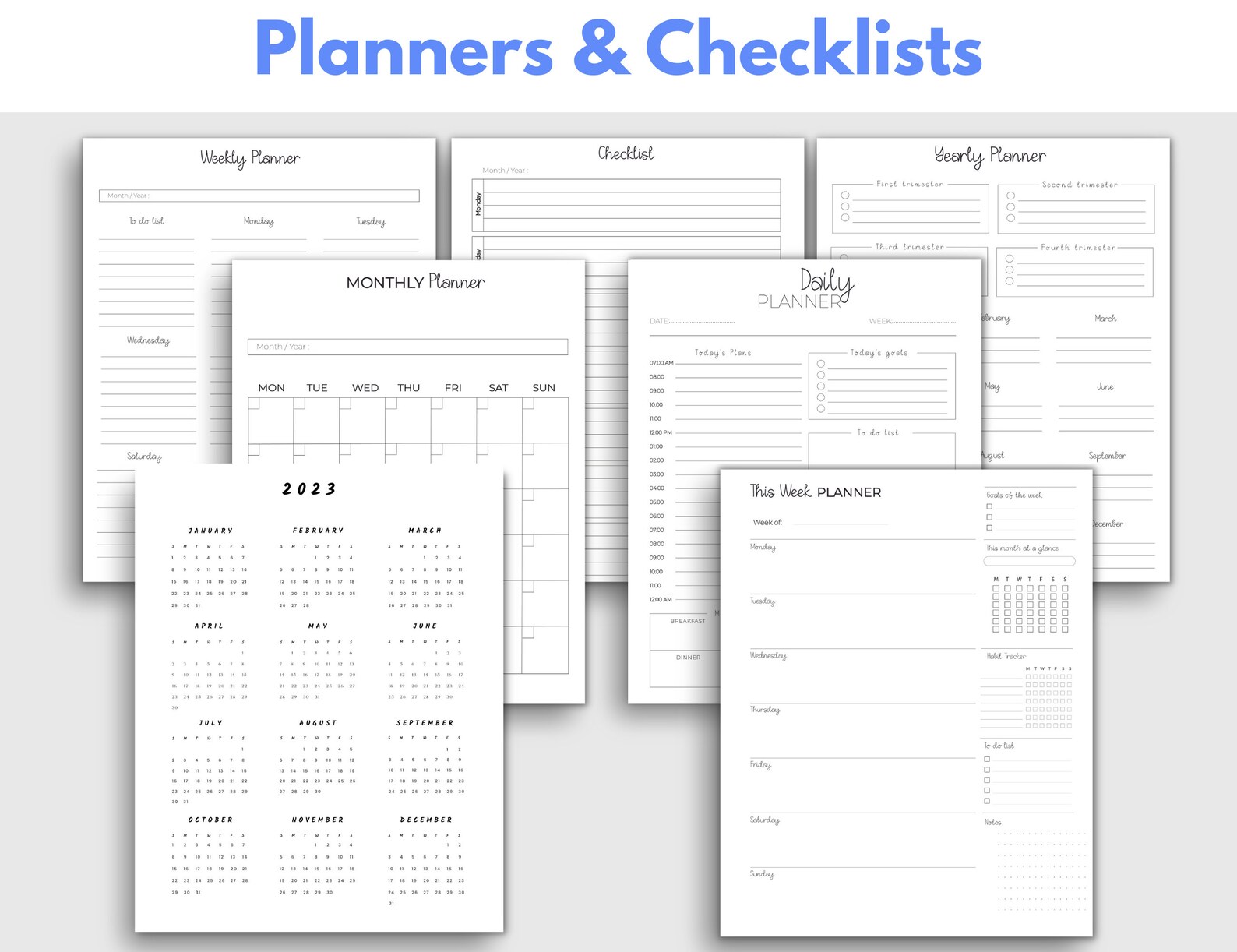 The Ultimate Life Planner Printable Bundle. Go Forward With - Etsy Canada