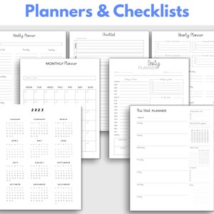 The Ultimate Life Planner Printable Bundle. Go Forward With Your ...