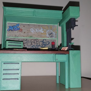 Rust Workbench Level 3 Hand Painted - Etsy