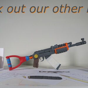 RUST Assault Rifle REAL SIZE default Skin 3D Printed - Etsy