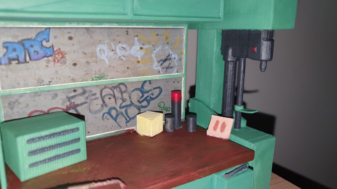 Rust Workbench Level 3 Hand Painted - Etsy