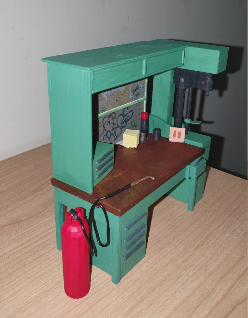 Rust Workbench Level 3 Hand Painted - Etsy