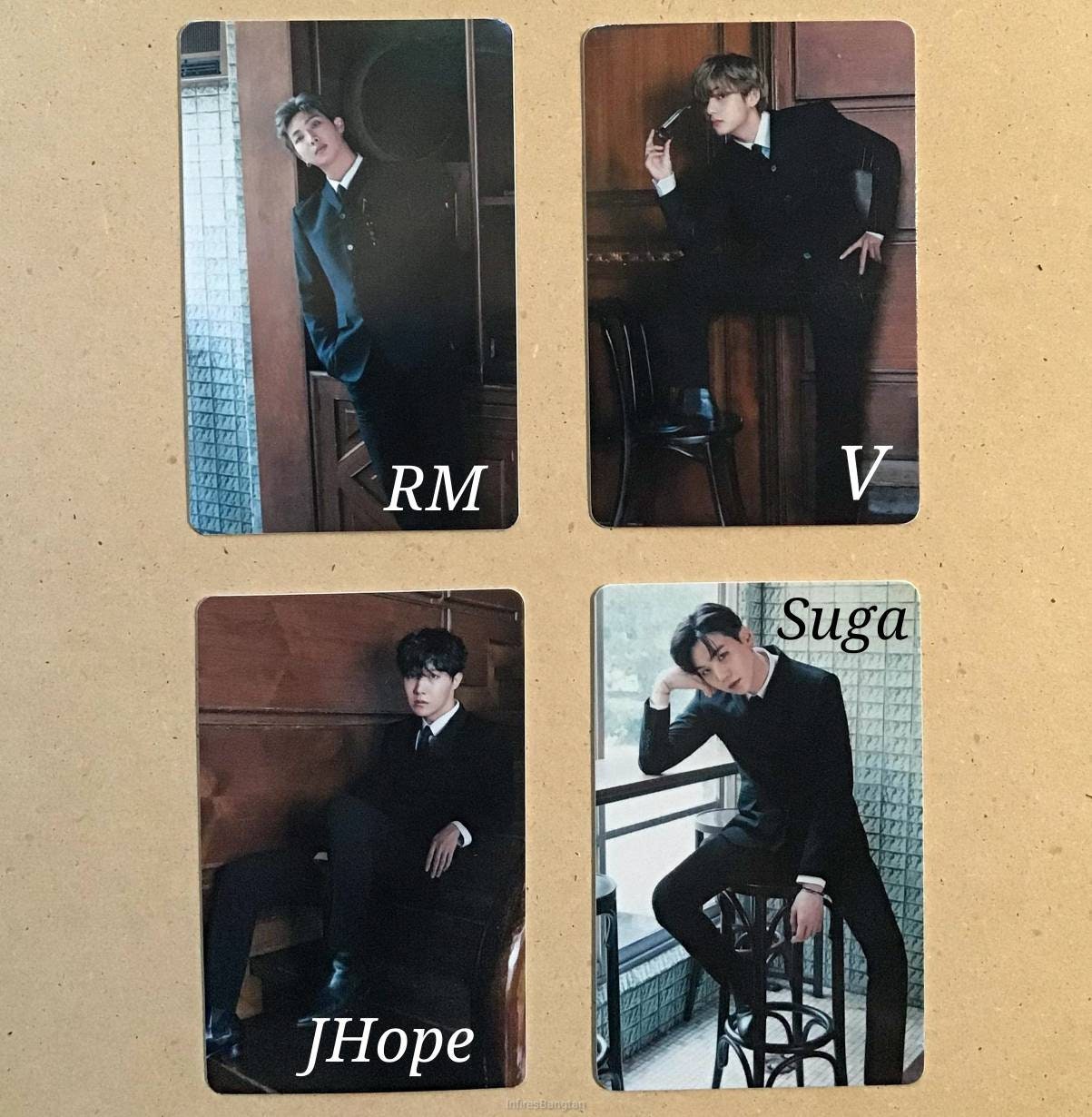 Unofficial BTS K-pop Photocard Set Wall Street Journal - Etsy