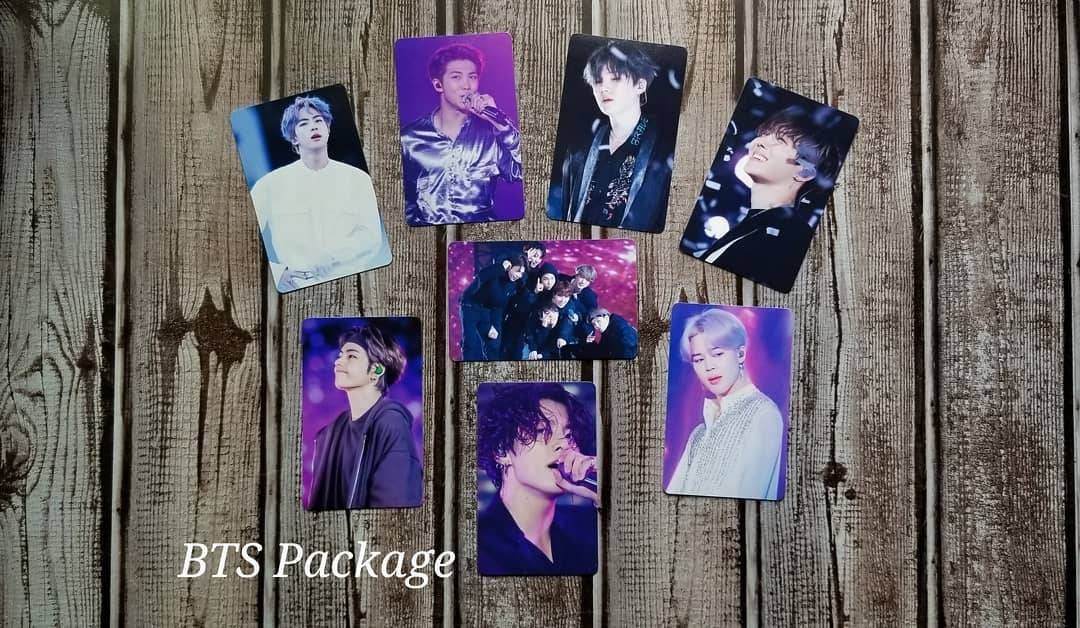 Unofficial BTS K-pop Photocards Set - Borahae Bangtan Ver. - Etsy