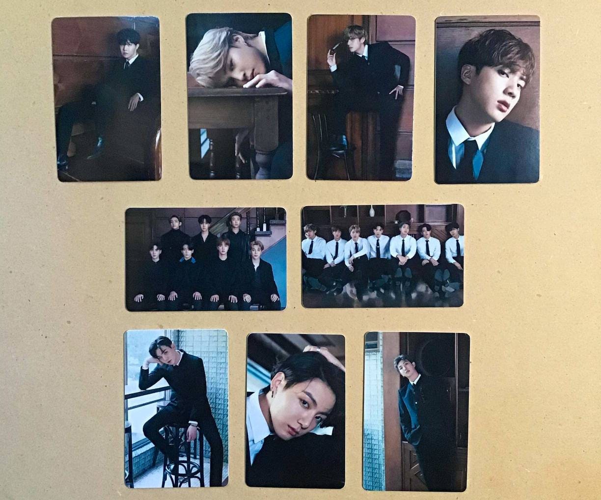 Unofficial BTS K-pop Photocard Set Wall Street Journal | Etsy