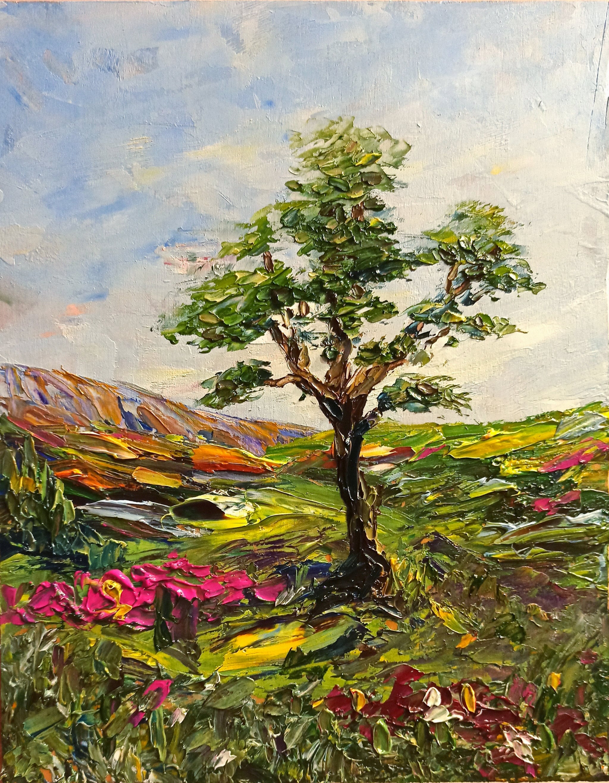 Tree of Life Painting Original on Panel - Etsy