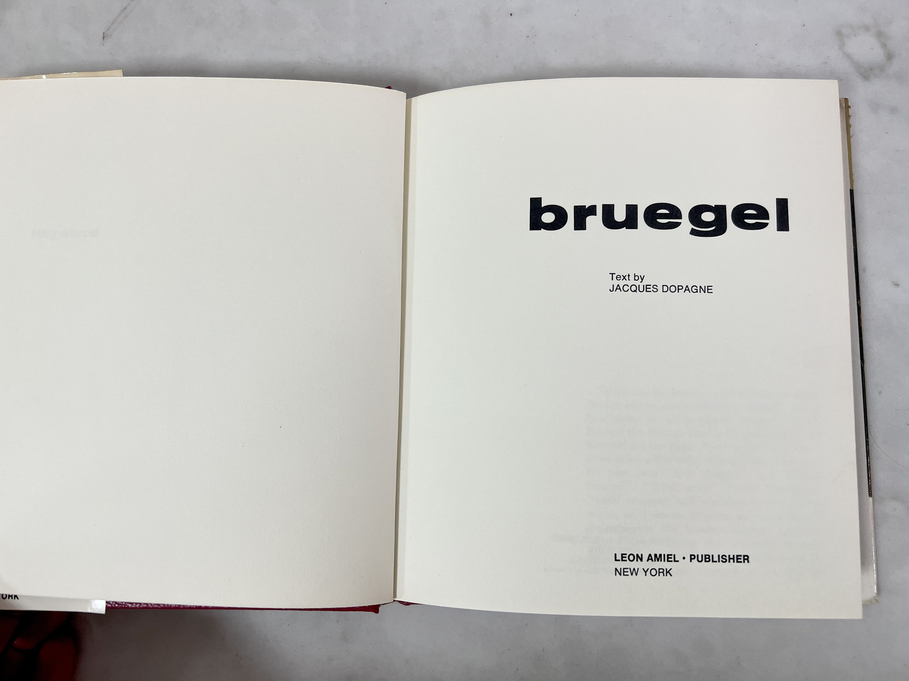 Vintage Art Book Bruegel: Great Master of Art Series Leon - Etsy