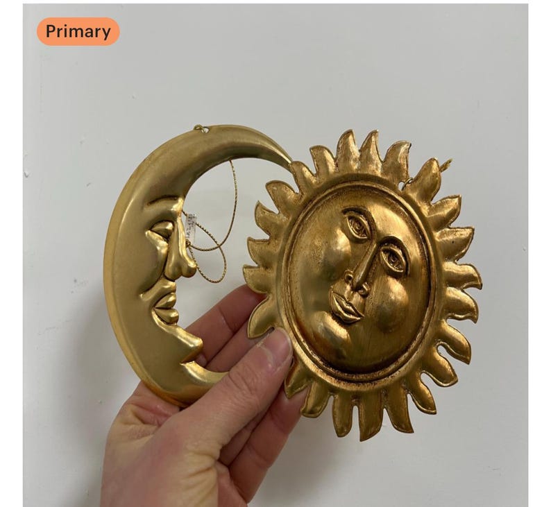 Vintage Barbican Christmas Tree Ornaments, Sun and Moom Christmas Tree ...