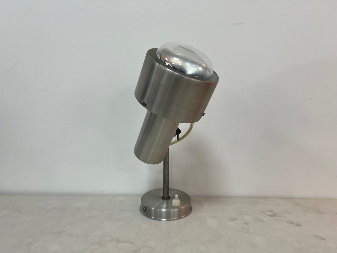 Mid Century Wall Lamp, Silver Tone Spot Light, Prova Lamp Made in Italy ...