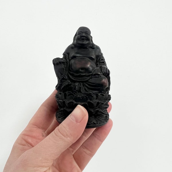 Obsidian Statue Buddha - Etsy