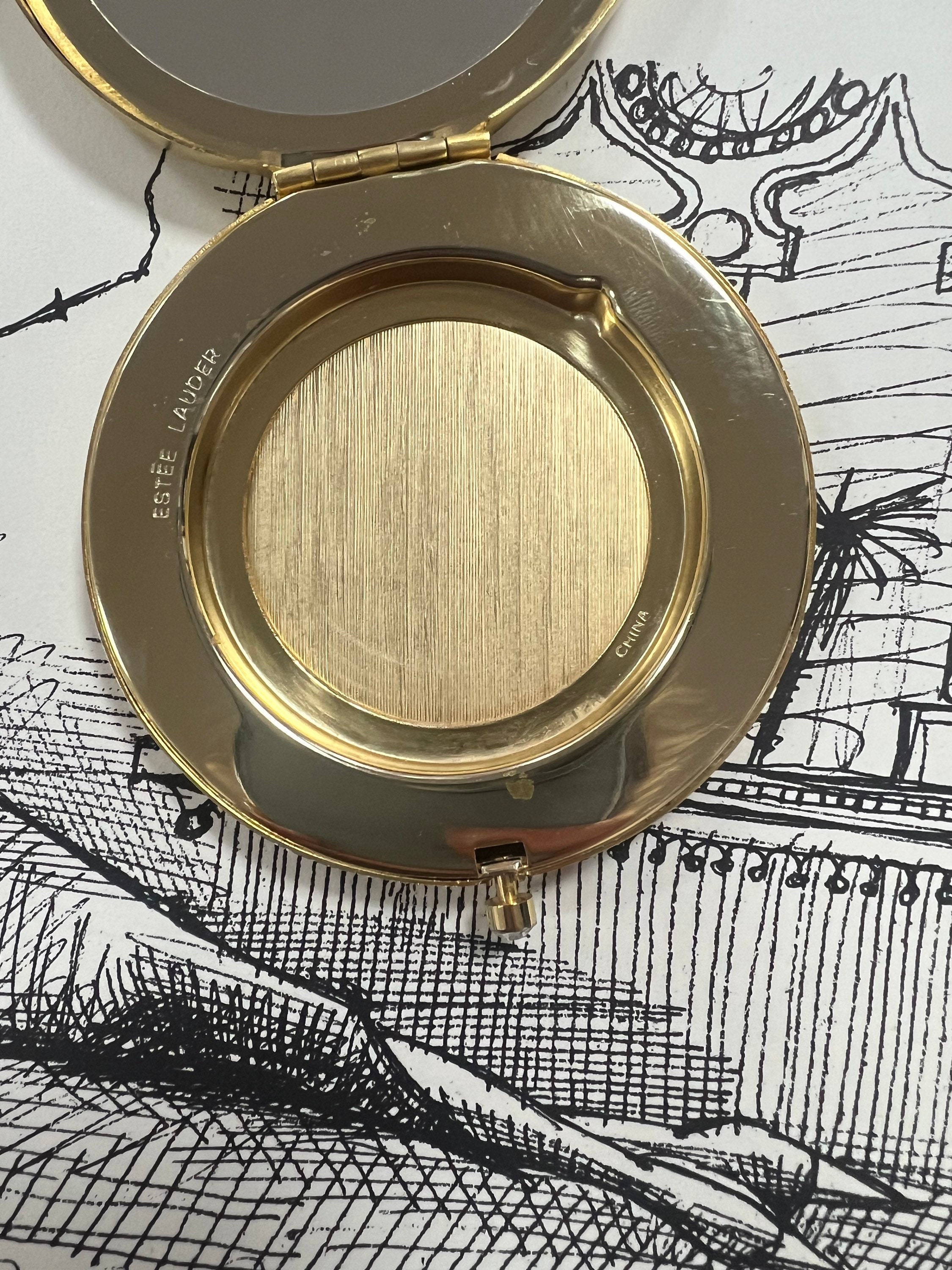 Vintage Estee Lauder Golden Leo Compact, Gold Lion Compact, Estee ...