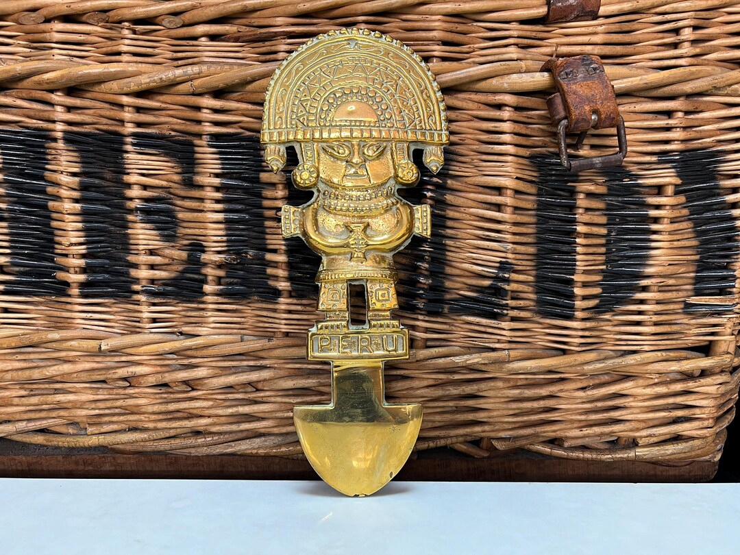 Vintage Peru Tumi Shape Brass Inca Peru Ceremonial Tumi Knife, Wall ...