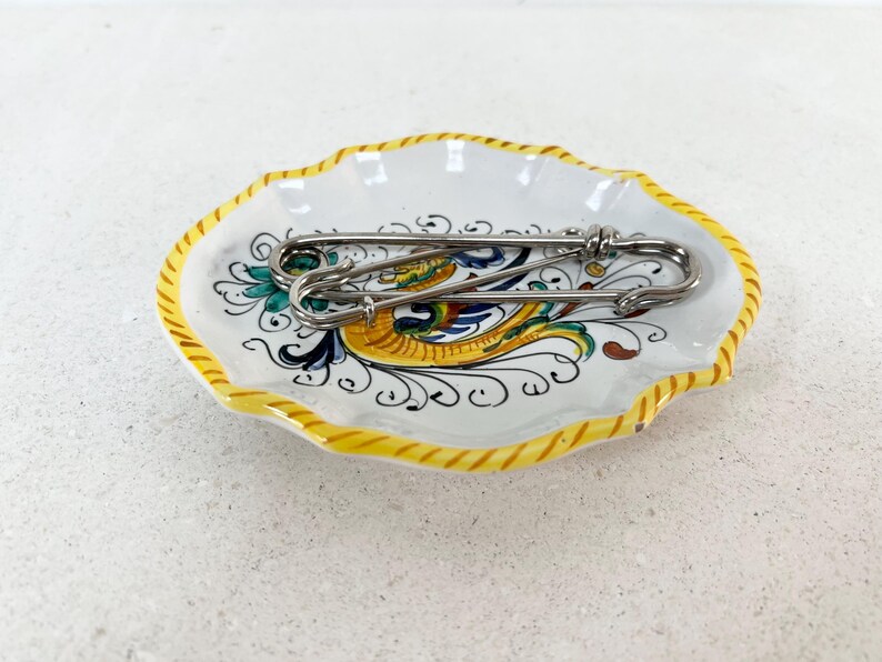 Vintage Deruta Majolica Dish: Hand-painted Italian Pottery, Dragon ...