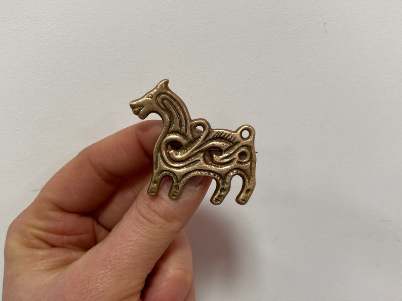 Vintage Kalevala Koru Bronze Horse Brooch: Finnish Viking Ornament - Etsy