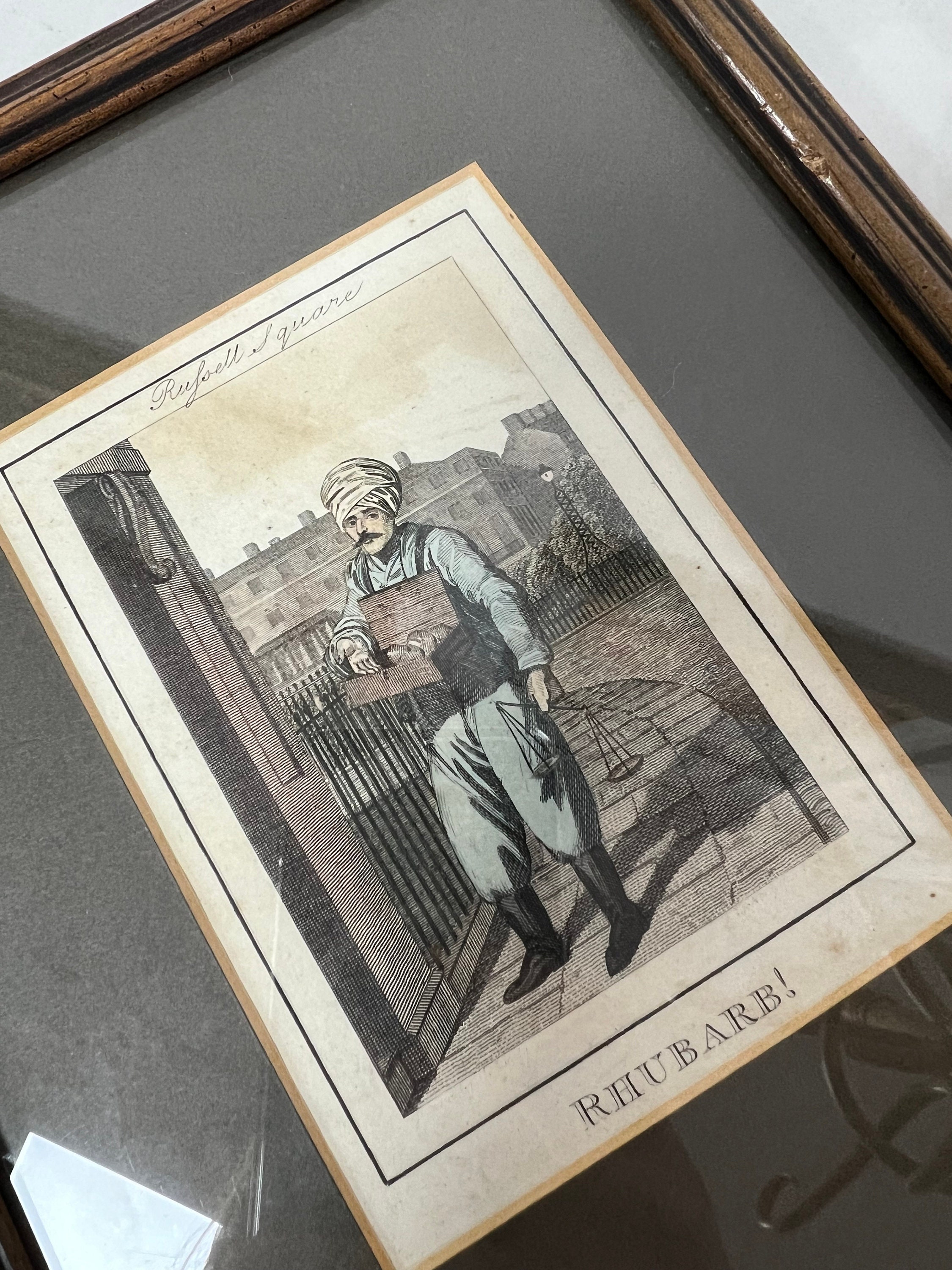 Antique Framed Etching Print, Handcoloured Engraving by Edward Edwards ...