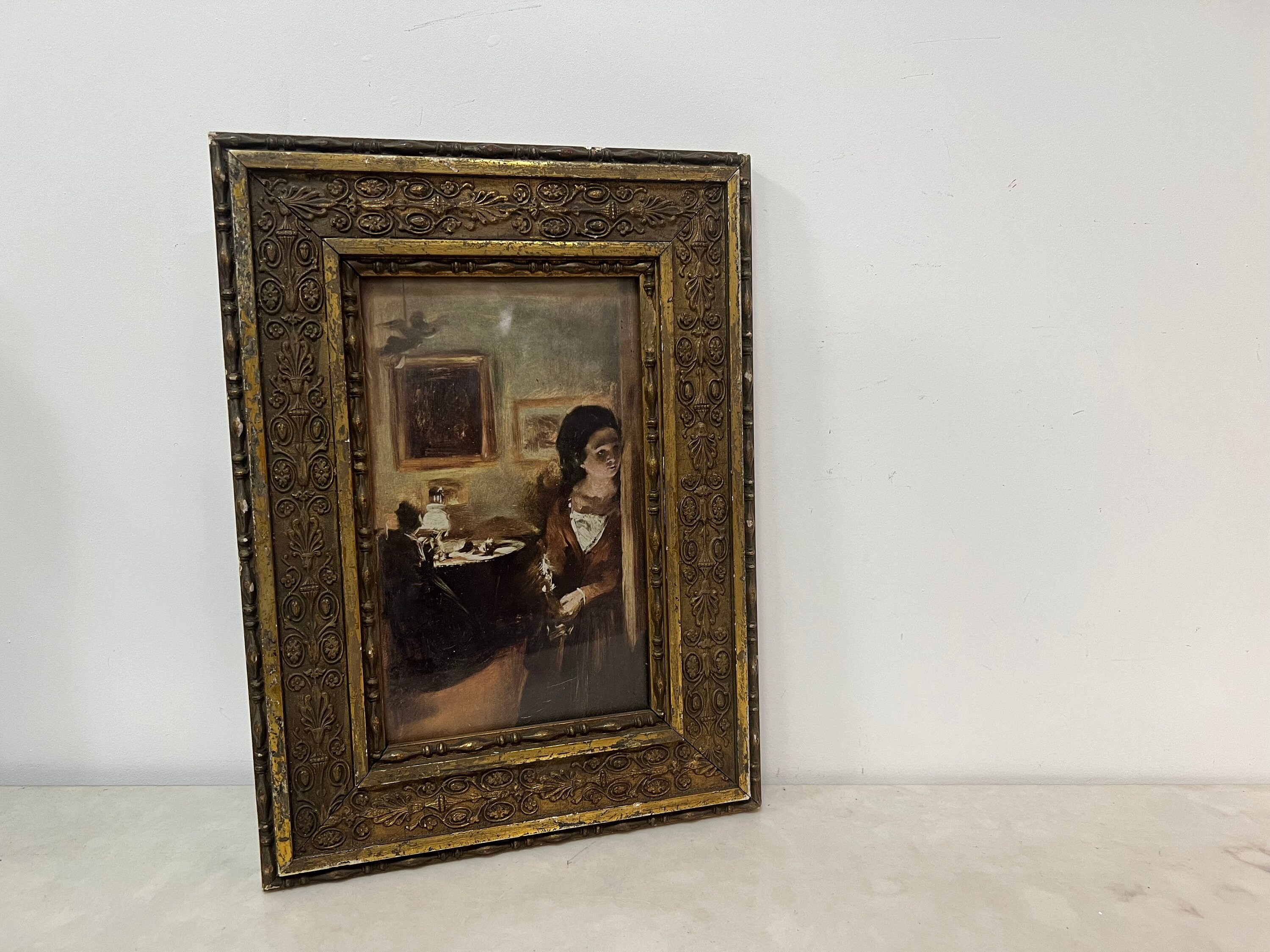 Antique Photo Frame, Gold Gilded Frame - Etsy