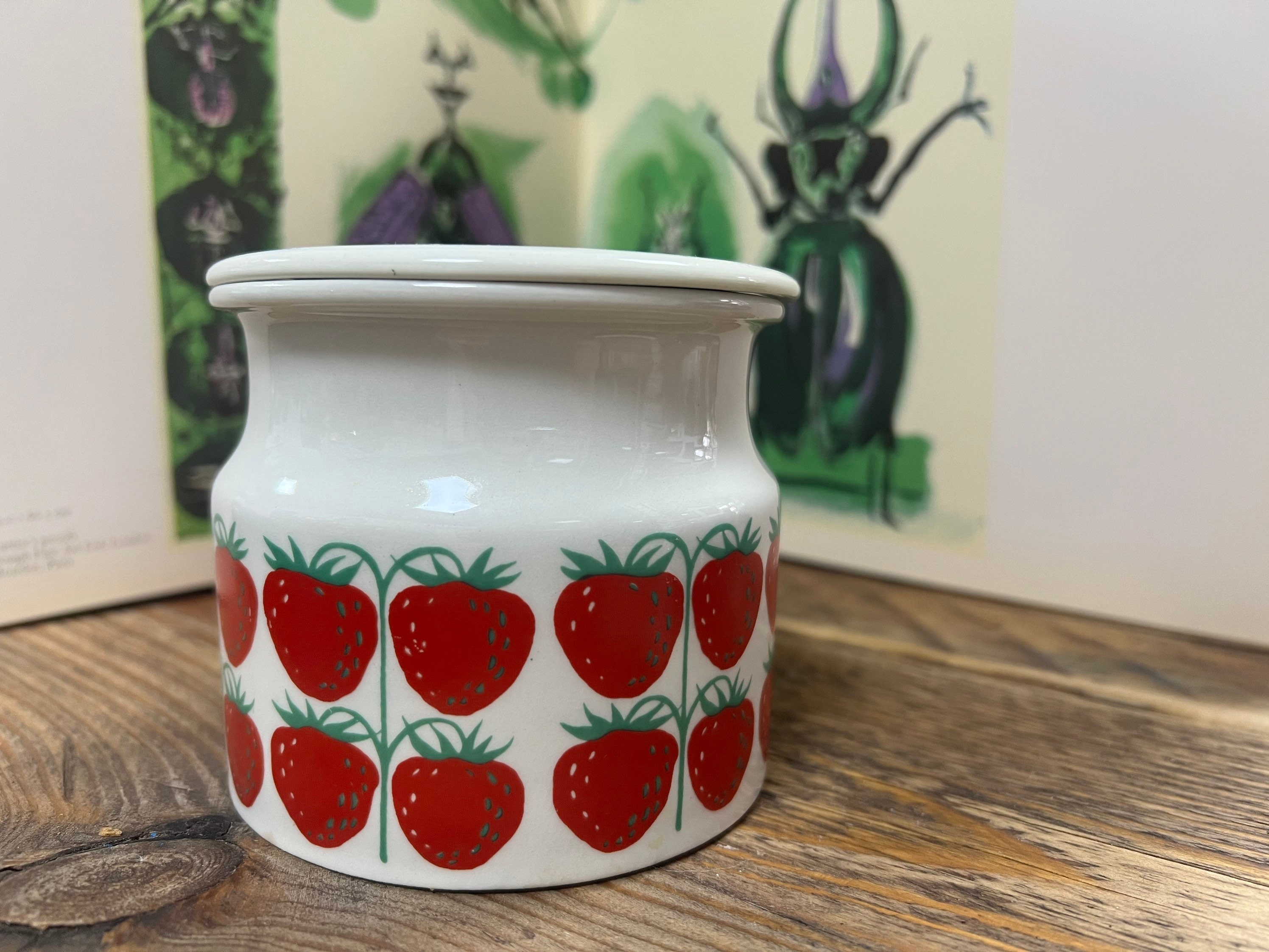 Strawberry Jam Jar Vintage
