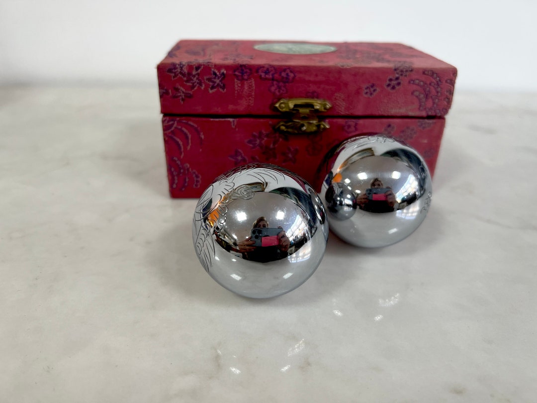 Vintage Baoding Balls Chinese Exercise Balls Stress - Etsy UK