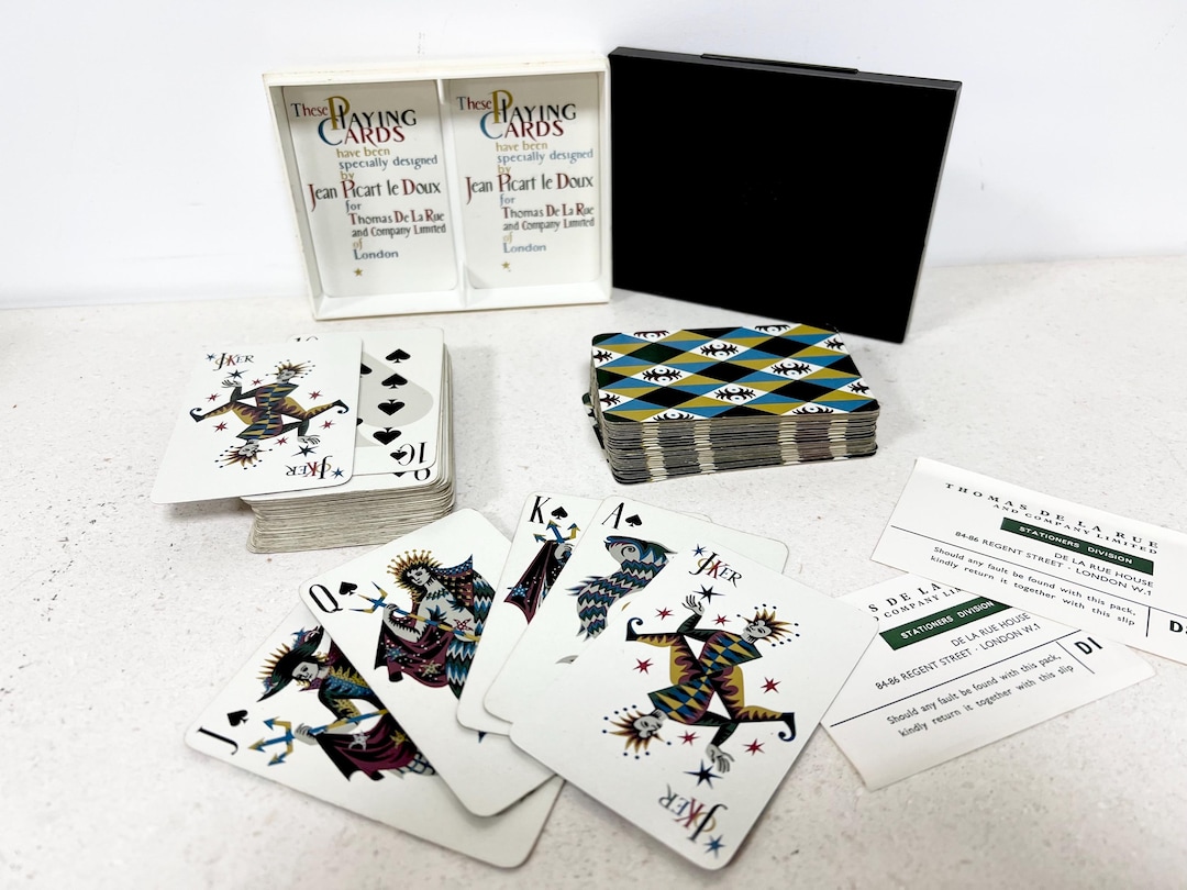 Vintage Playing Cards, Jean Picart Le Doux Playing Cards, Thomas De La ...