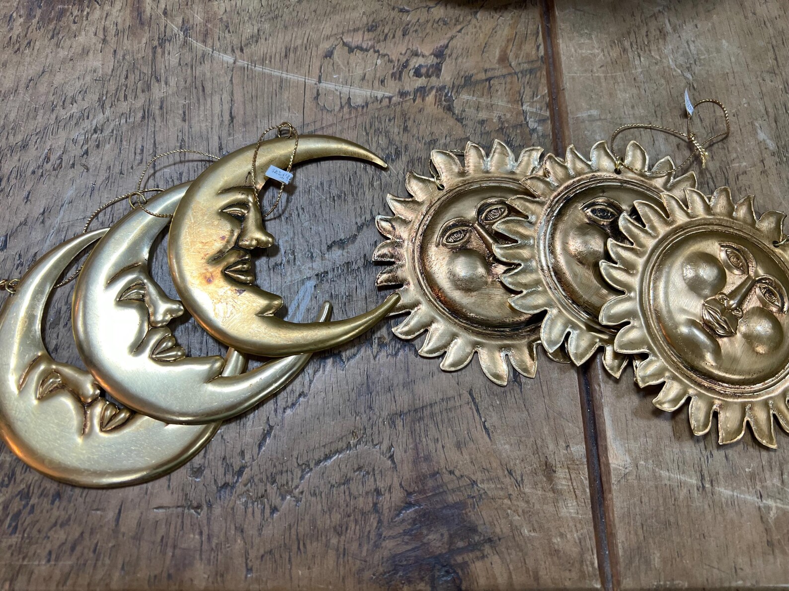 Vintage Barbican Christmas Tree Ornaments, Sun and Moom Christmas Tree ...