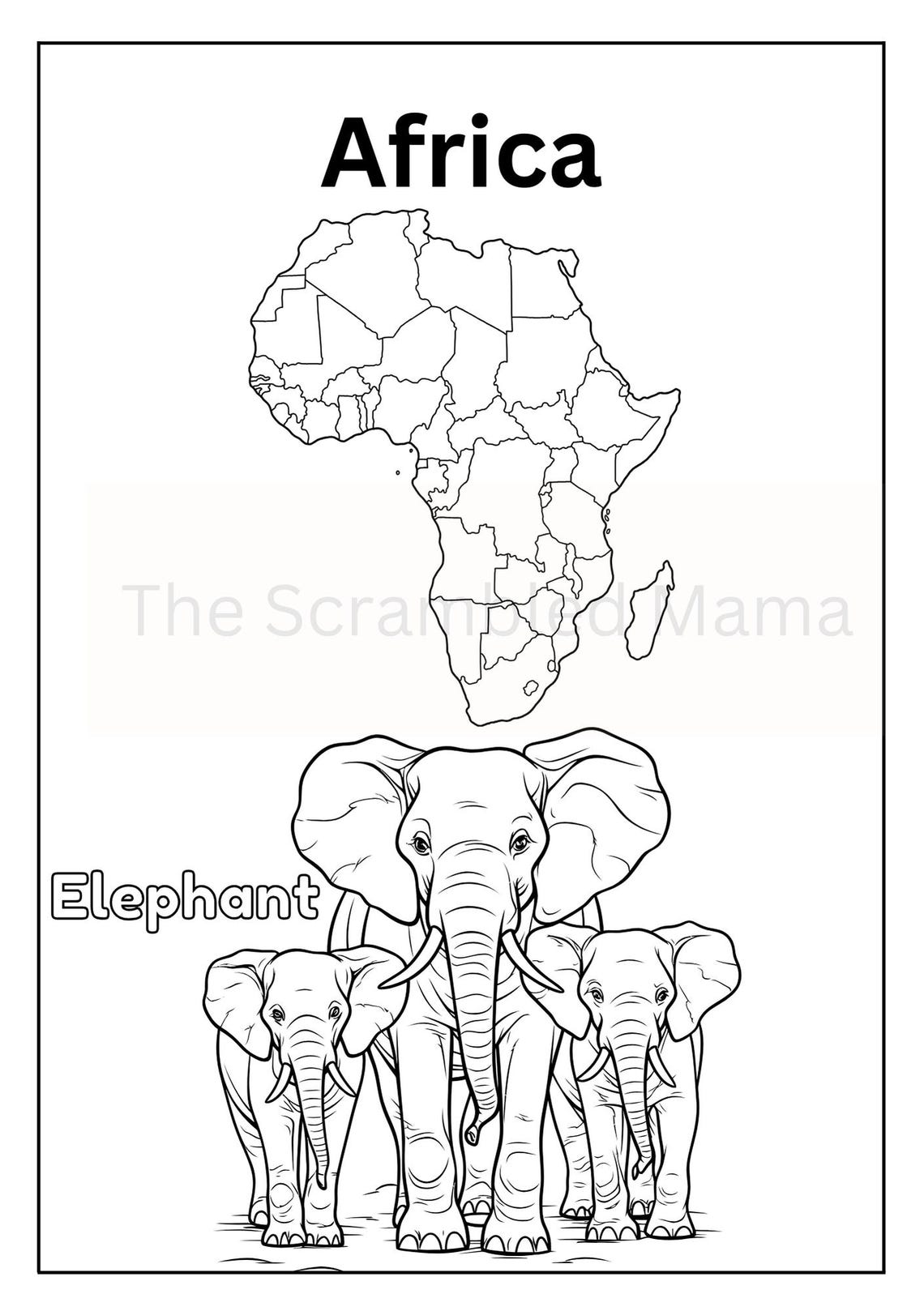 Printable Animals Around the World | Toddler Learning | Continents and ...