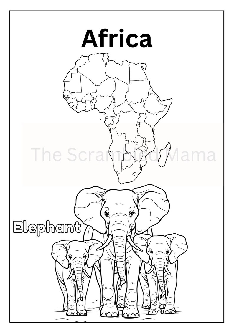 Printable Animals Around the World | Toddler Learning | Continents and ...