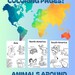 Printable Animals Around the World | Toddler Learning | Continents and ...