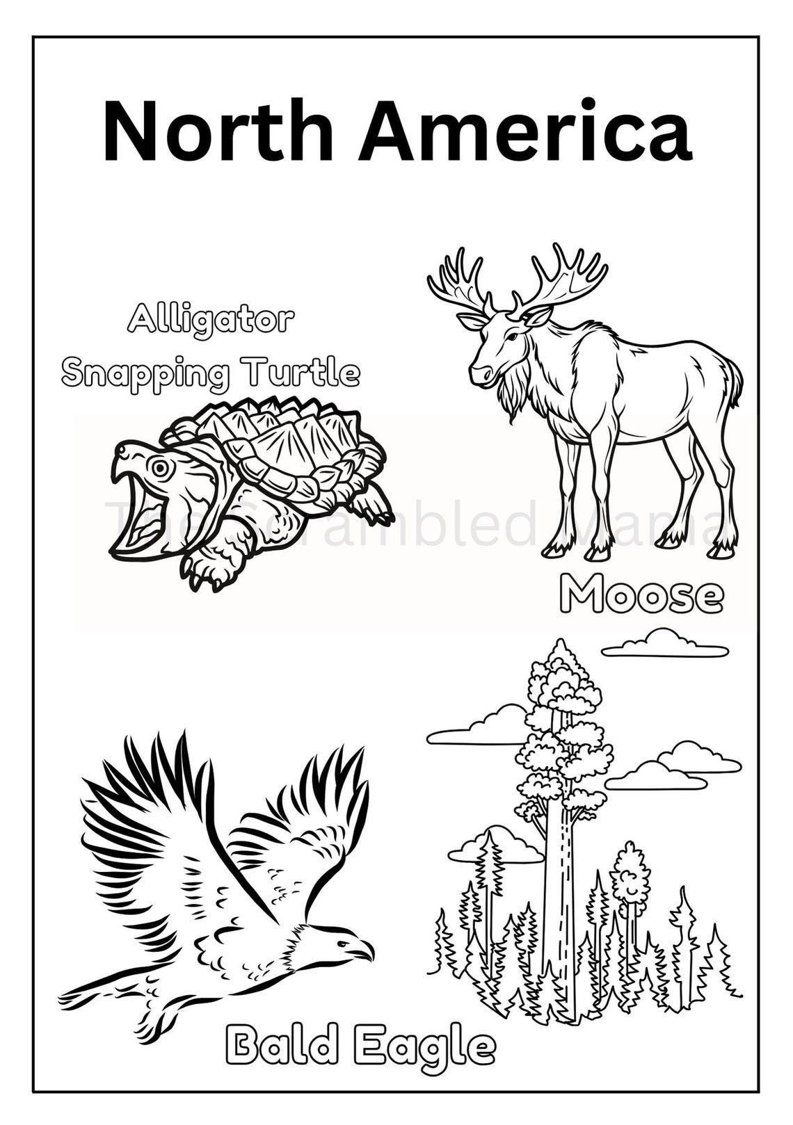 Printable Animals Around the World | Toddler Learning | Continents and ...