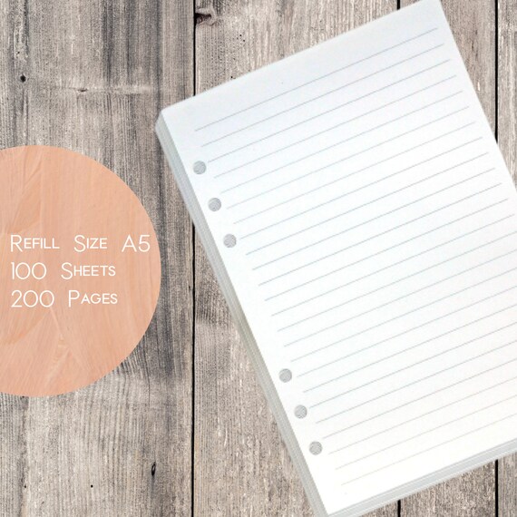 A5 Paper Refills | Etsy