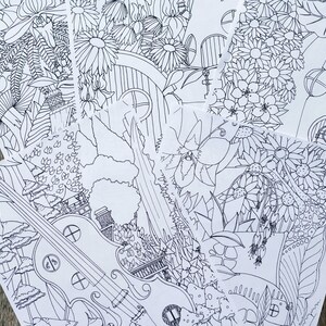20 Pack Fairy Garden Coloring Page Instant Downloads, Value Pack ...