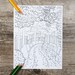 Pathway Through the Woods Adult Coloring Page, Forest Coloring Page ...