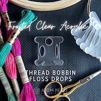 Floss Drops Svg, Thread Drop Floss Tags Template, Cross Stitch Thread ...