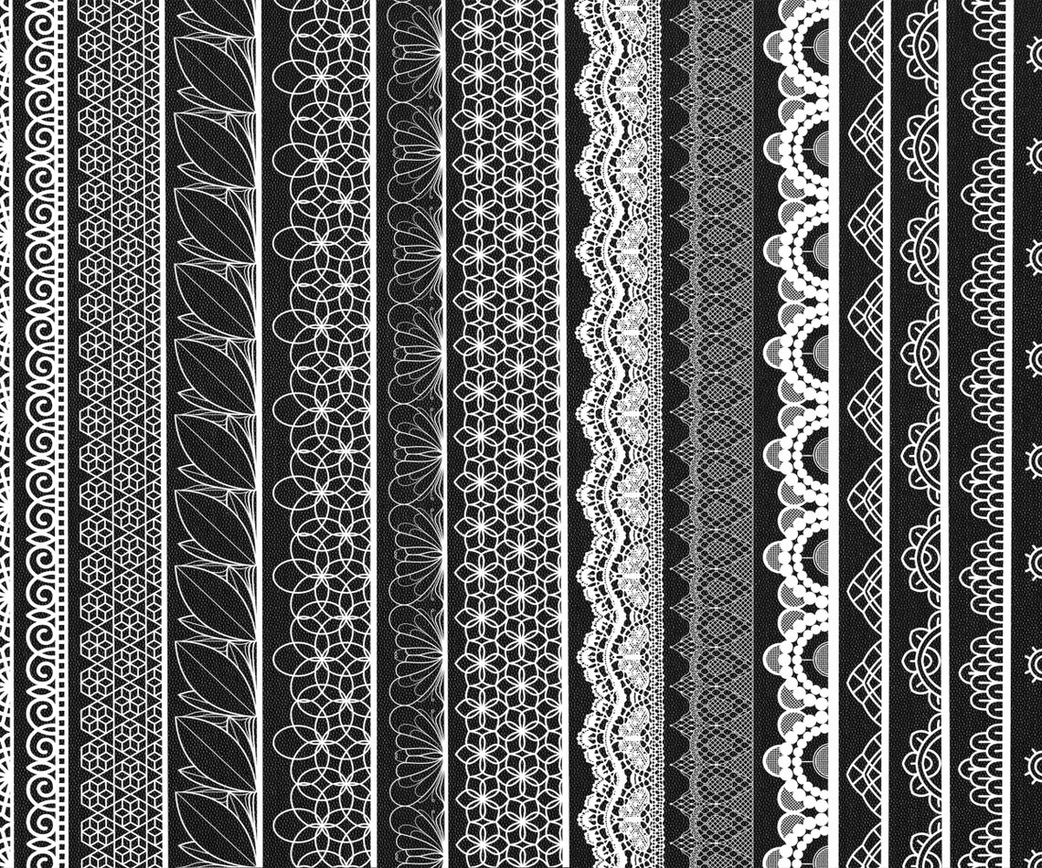100 Lace Brushes Procreate Lace Brushes Procreate Stamps - Etsy
