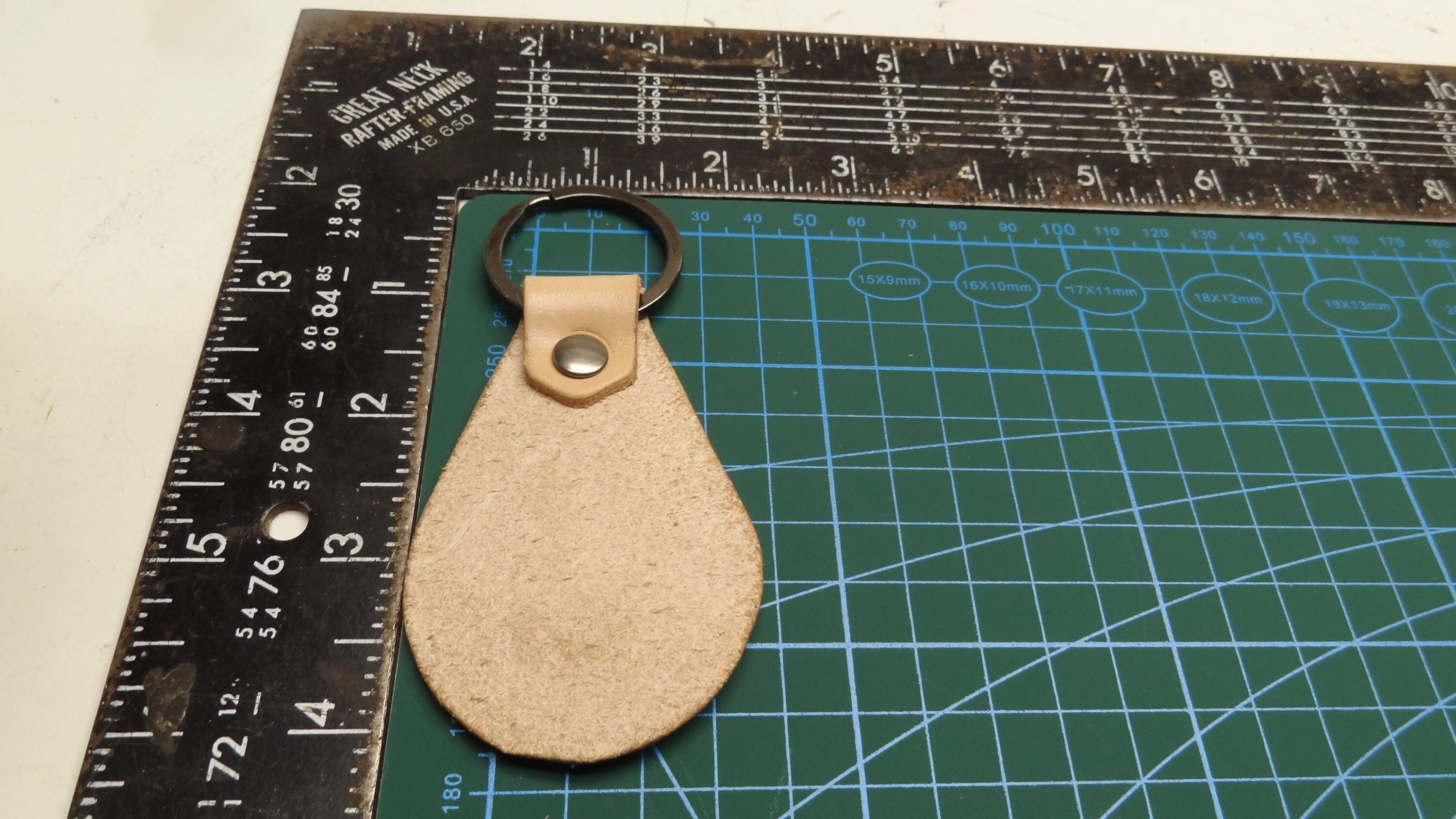 Leather Keychain Wildlife BULL ELK Custom Handmade Key Ring Chain FOB ...