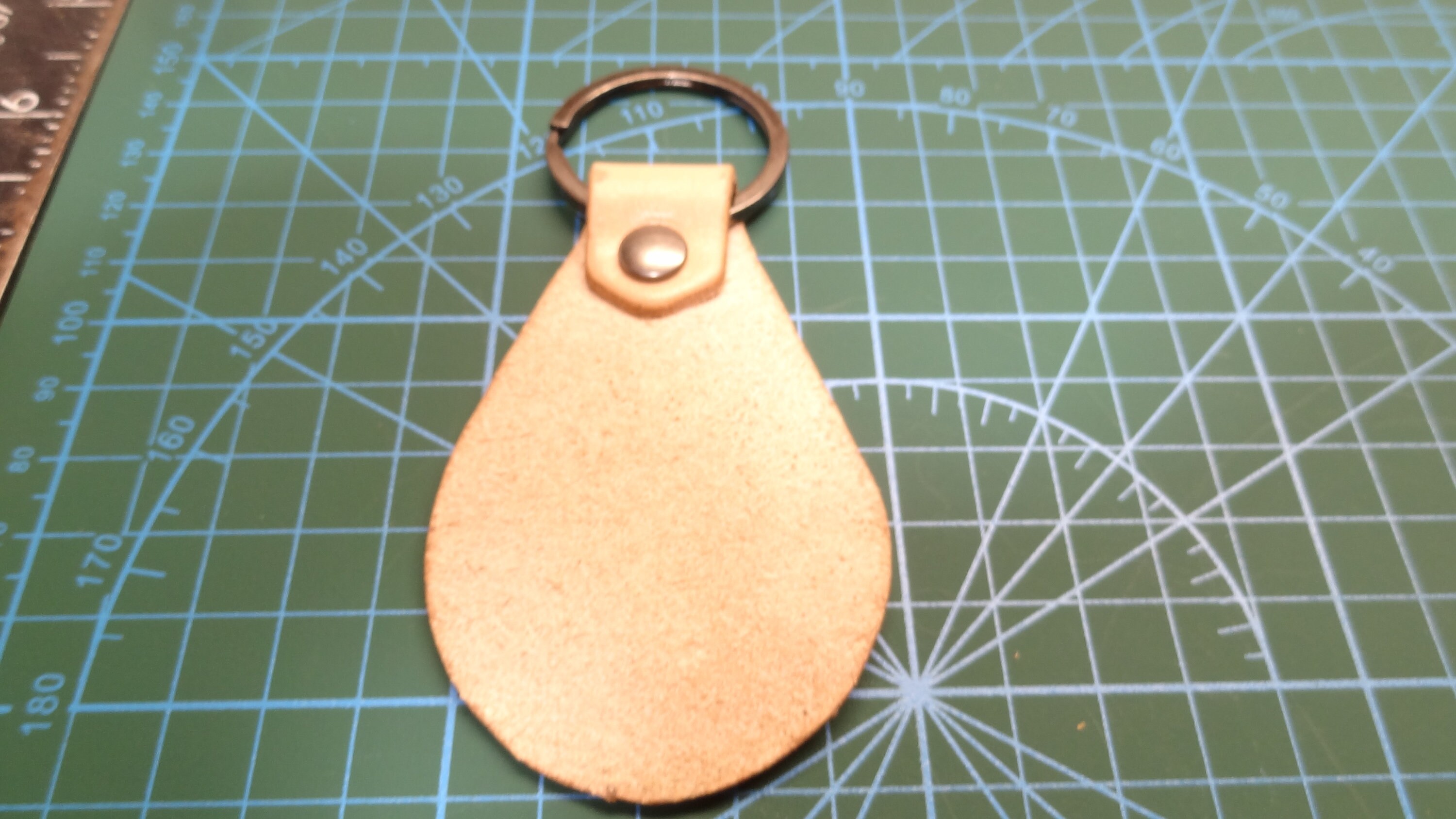 Leather Keychain Wildlife BULL ELK Custom Handmade Key Ring Chain FOB ...