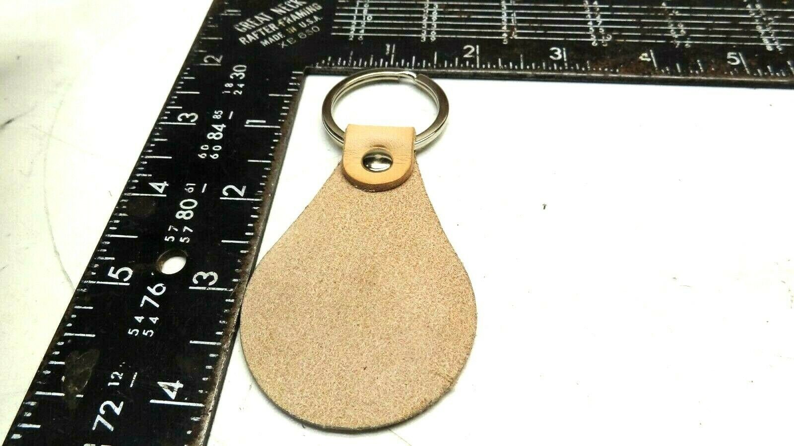 Leather Keychain Chansey Pokemon Custom Handmade Key Ring Chain FOB ...