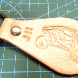 PERSONALIZED Leather Keychain Polaris RZR Utv Side by Side Custom ...