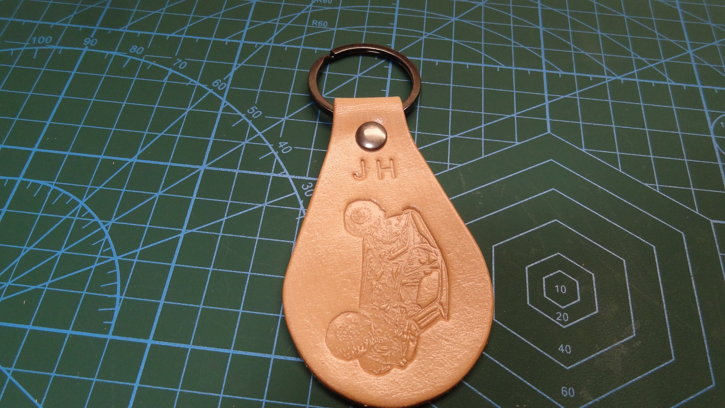PERSONALIZED Leather Keychain Polaris RZR Utv Side by Side Custom ...