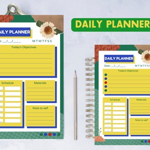 Printable Daily Digital Planner, Daily Task List, Printable Planner ...