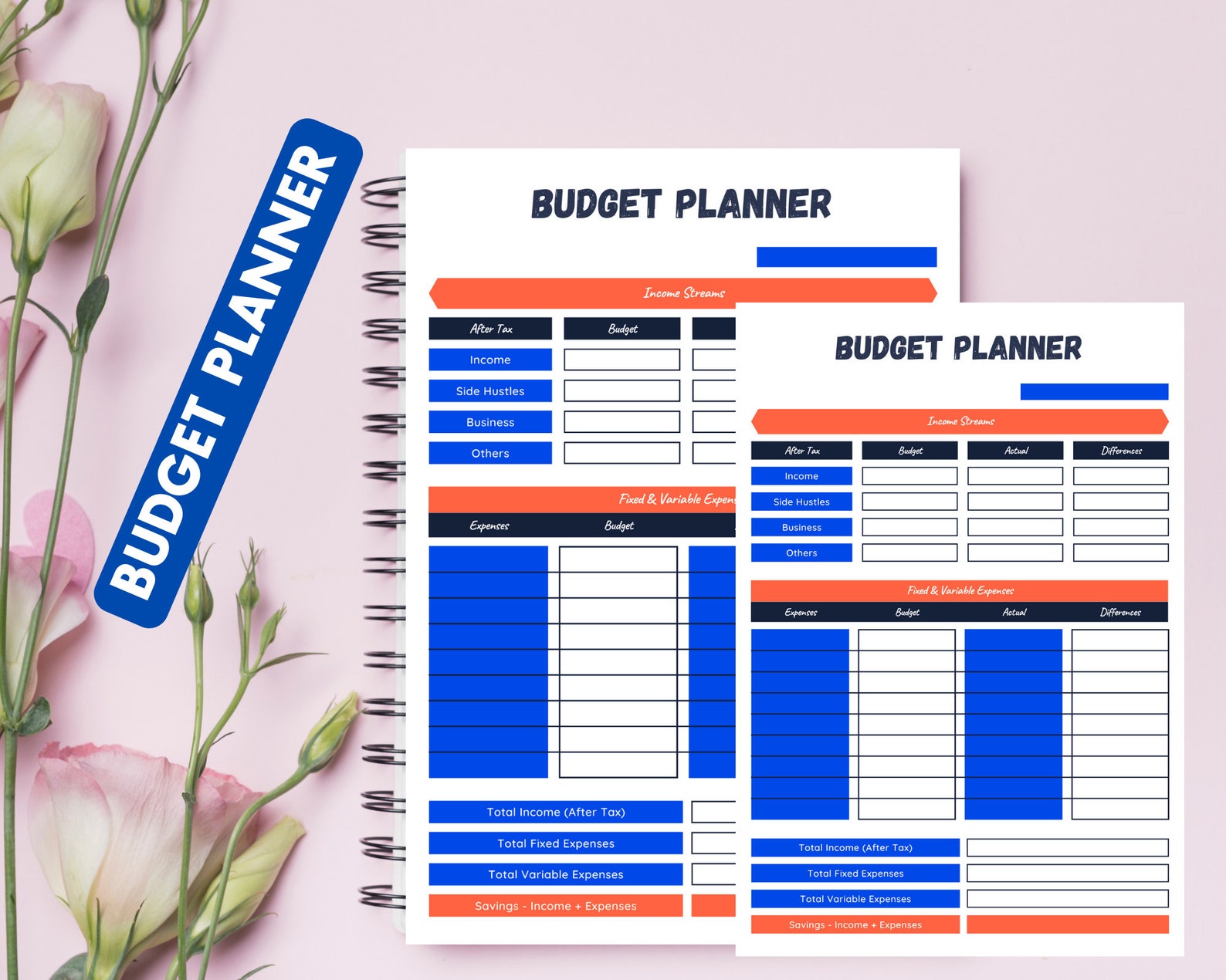 Printable Digital Budget Tracker Template, Saving Tracker, Budget ...