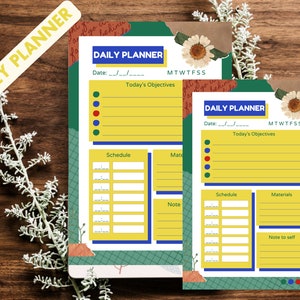 Printable Daily Digital Planner, Daily Task List, Printable Planner ...