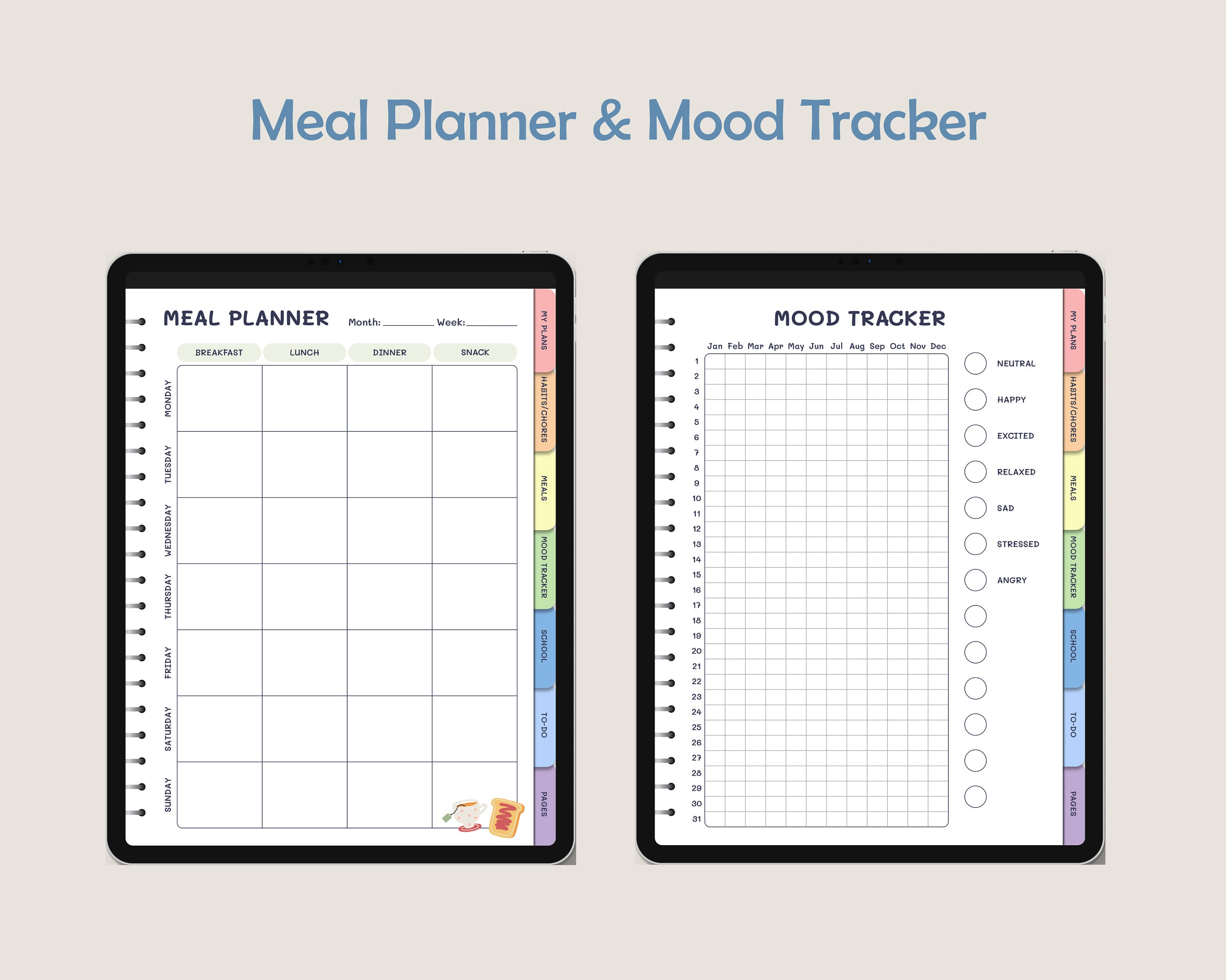 Kids Digital Planner, Kids Organizer, Digital Planner for Goodnotes, My ...