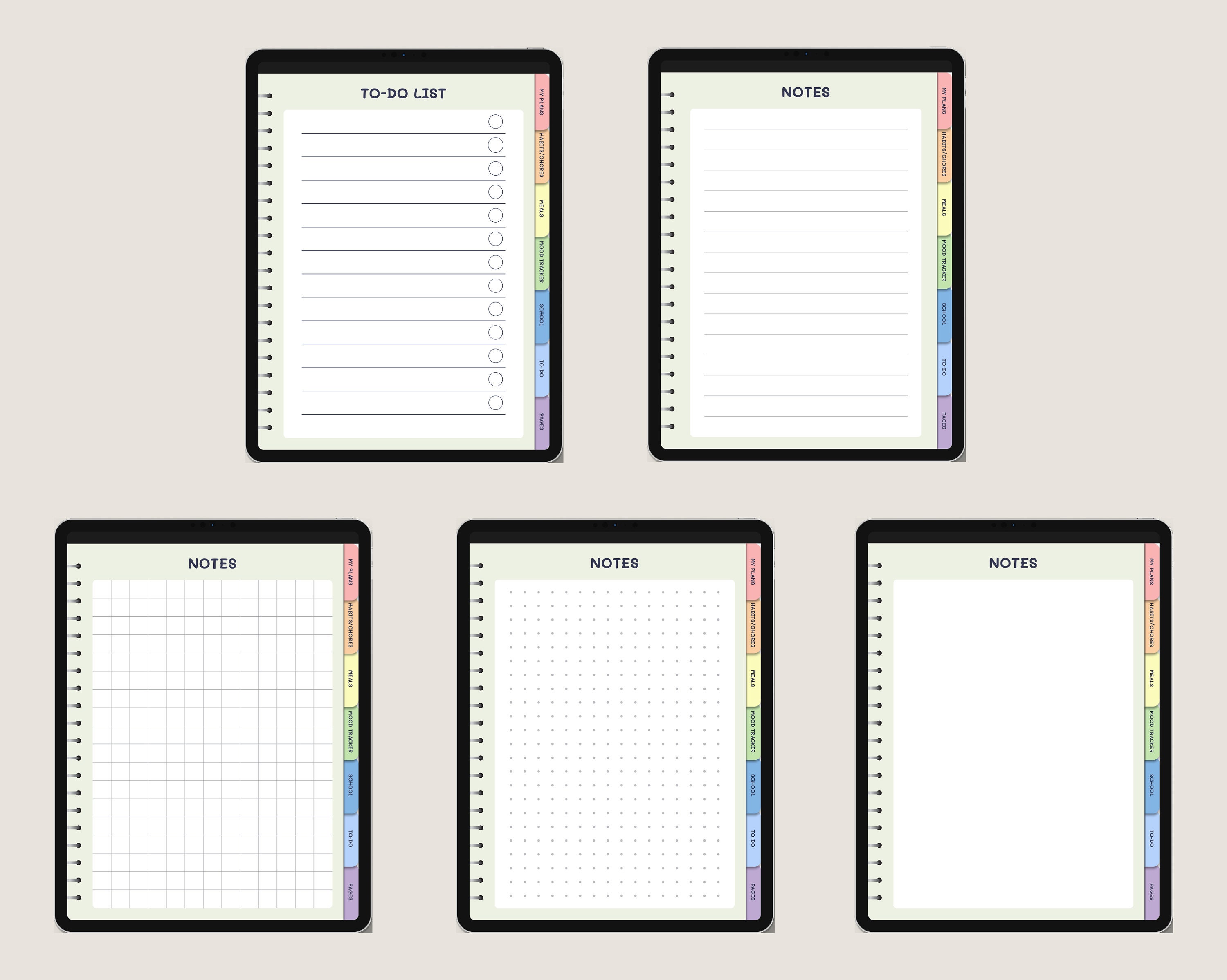 Kids Digital Planner Kids Organizer Digital Planner for - Etsy