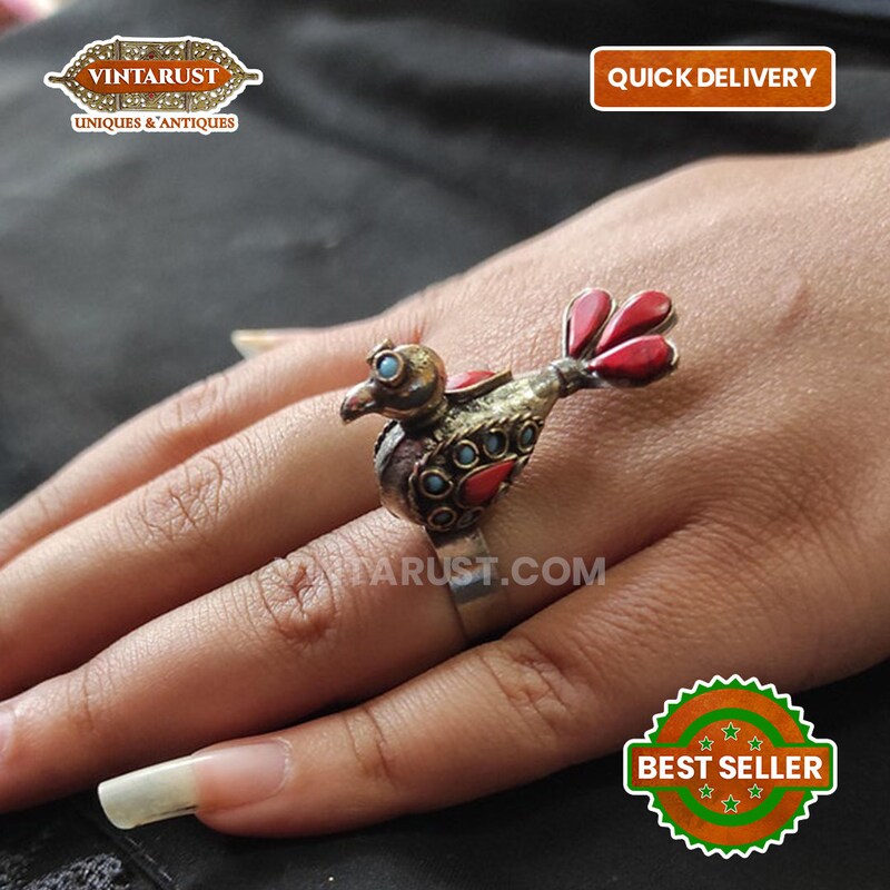 Bird Ring - Etsy