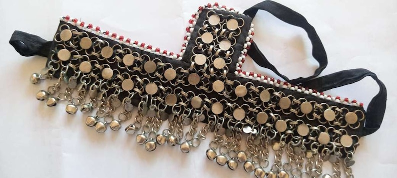 Afghan Kuchi Headpiece: Tribal Silver Bell Matha Patti - Etsy